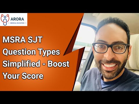 MSRA SJT Question Types Simplified - Boost Your Score - YouTube