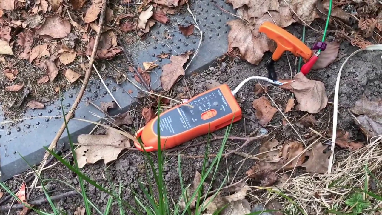Hitta kabelbrott på avgränsningskabel till robotgräsklippare - YouTube