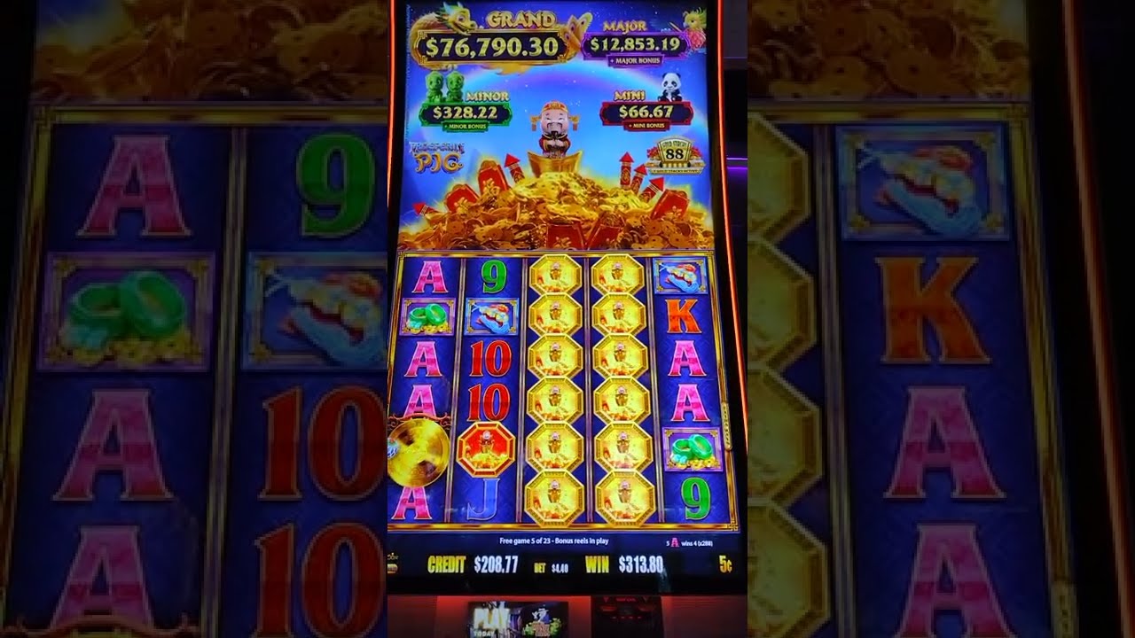 Prosperity Pig Slot Machine Fantastic Bonus💲👍 - YouTube