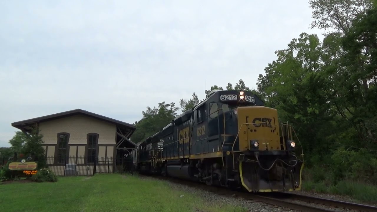 CSX 6212/NS 6212 Lead CSAO MI-61 Past The Historic West Jersey Depot 8 ...