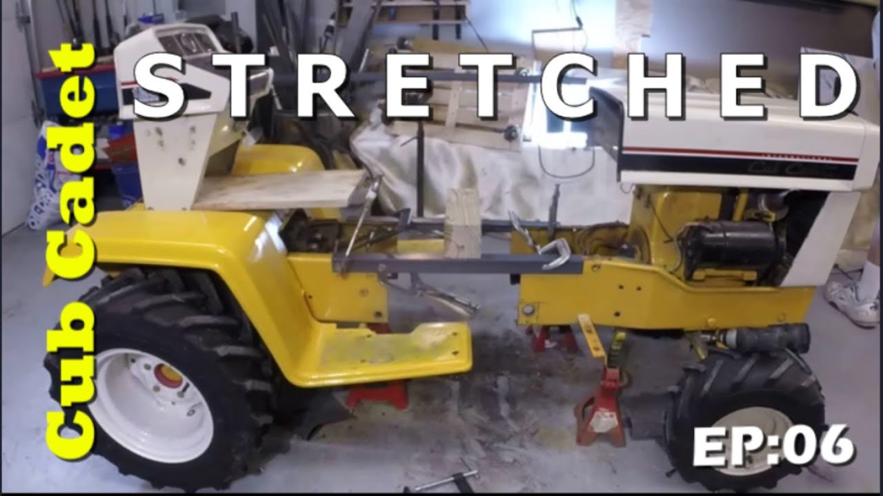 Cub Cadet Forklift Build! EP:06, Stretching the Frame - YouTube