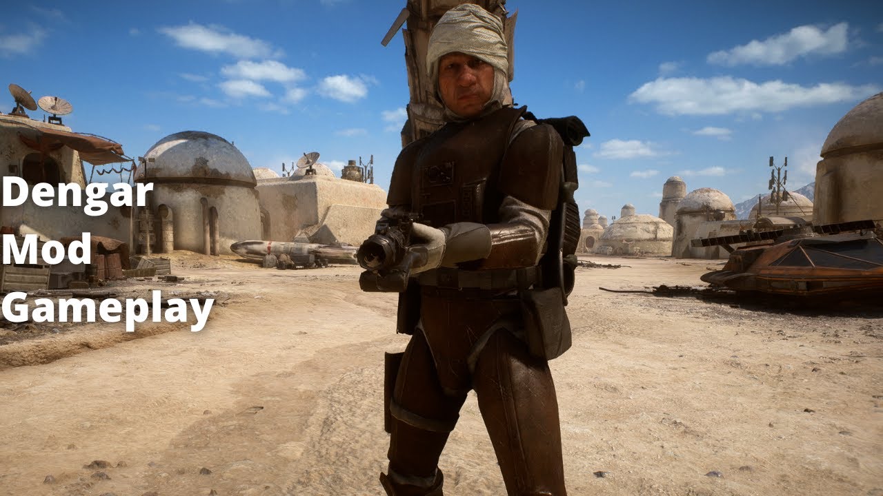 Star Wars Battlefront II - Dengar Mod Gameplay - YouTube