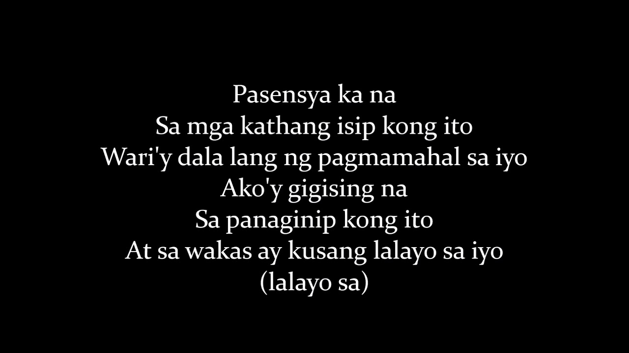 Kathang Isip Lyrics Ben&Ben - YouTube