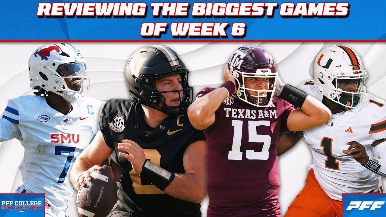 Reviewing the Biggest Week 6 Games in College Football | PFF Grade ...