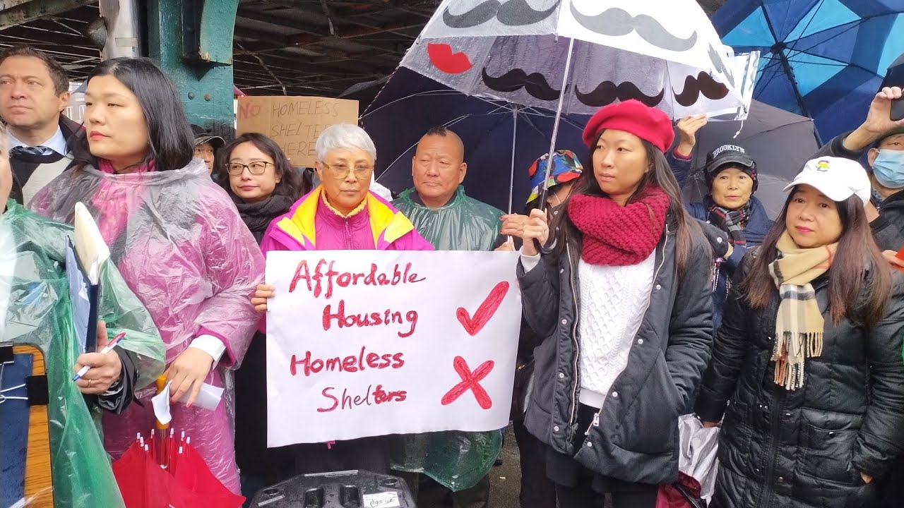Homeless Shelter/Opposition Rally 2501 86th St BK NY 12/3/23 Zhuang ...