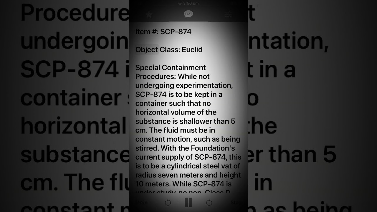 Scp 874 Abyssal Fluid - YouTube