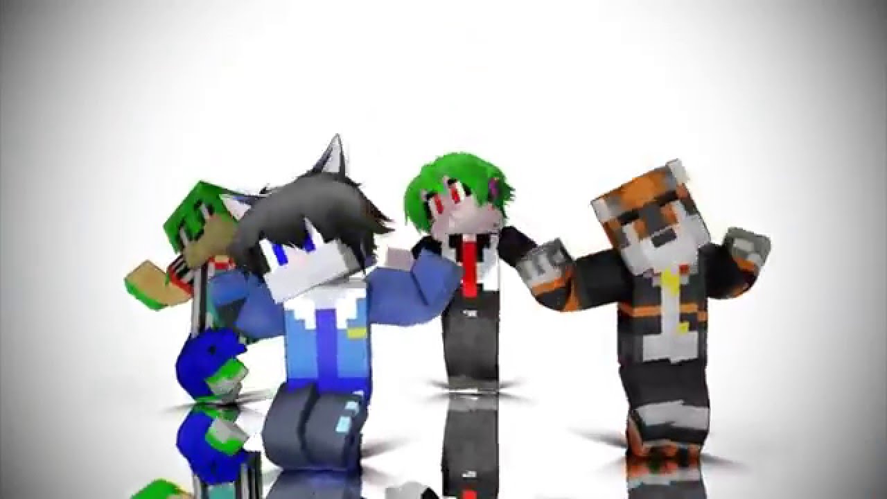 【MMD Minecraft】 Poker Face 【UTAU カバー 1Utau 3Furloids】 - YouTube