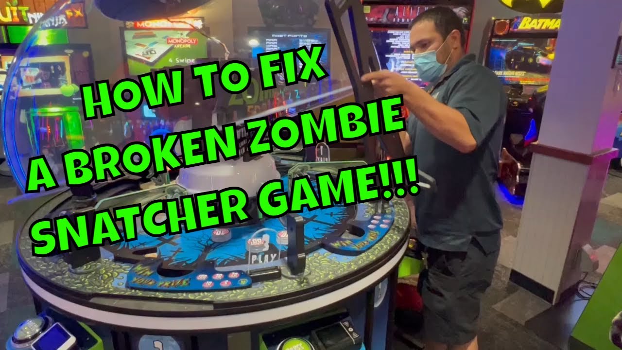 How To Fix A Broken Zombie Snatcher at Chuck E. Cheese - YouTube
