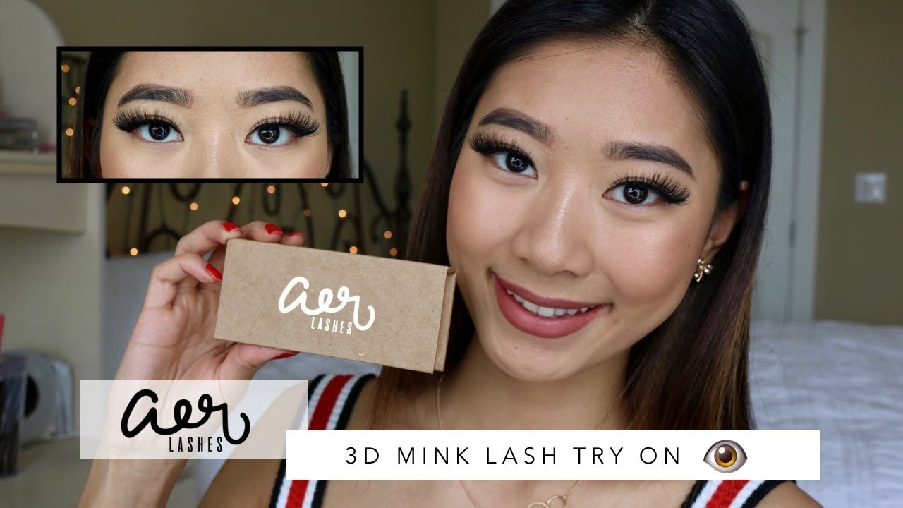 AER LASHES TRY ON + REVIEW (VANCOUVER BRAND) - YouTube