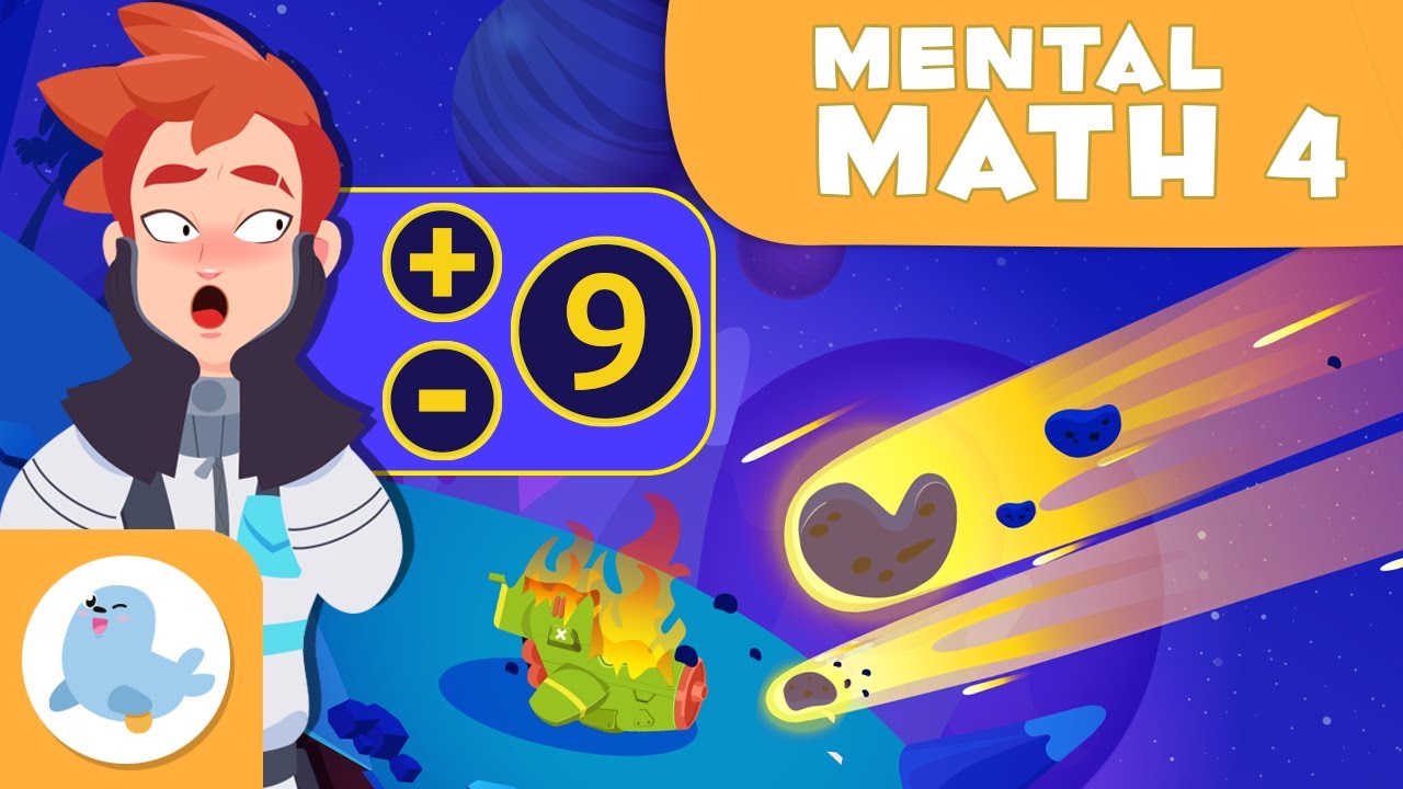 Adding and Subtracting 9 🤔 MENTAL MATH for Kids 🚀 Episode 4 - YouTube