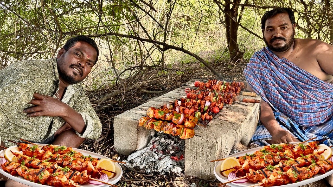 CHICKEN TIKKA | Country Chicken BBQ Recipe Cooking in Our Village ...