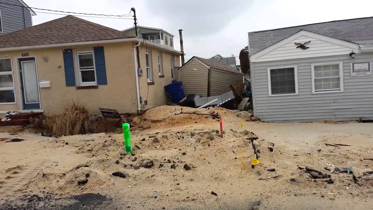 Hurricane Sandy Harding Ave Ortley Beach NJ - YouTube