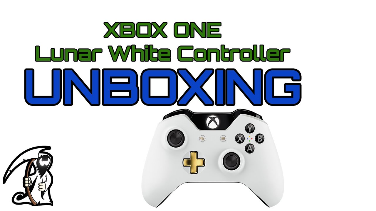 Xbox ONE Lunar White Special Edition Controller Unboxing - YouTube