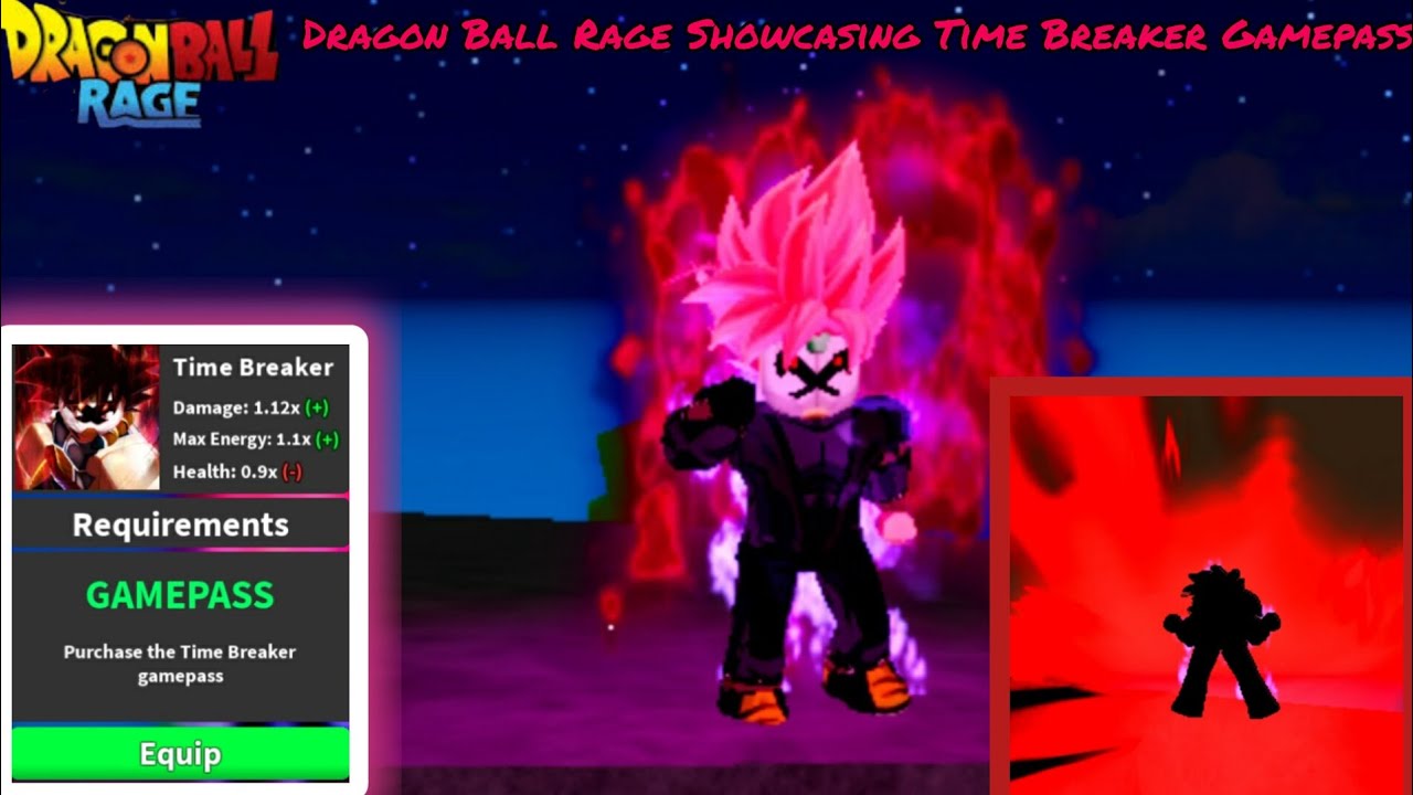 Dragon Ball Rage Showcasing Time Breaker (Gamepass) - YouTube