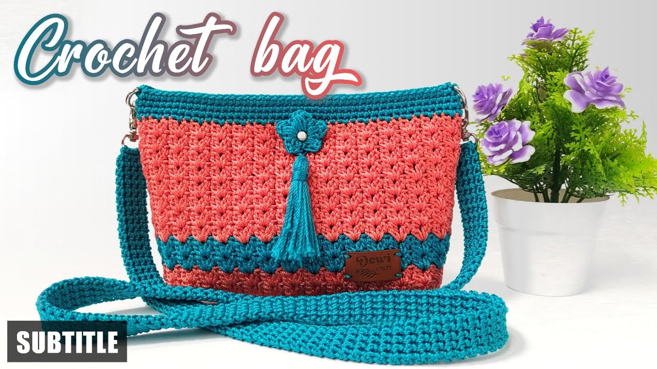 TUTORIAL MEMBUAT TAS RAJUT YANG SIMPEL DAN MUDAH COCOK UNTUK PEMULA ...