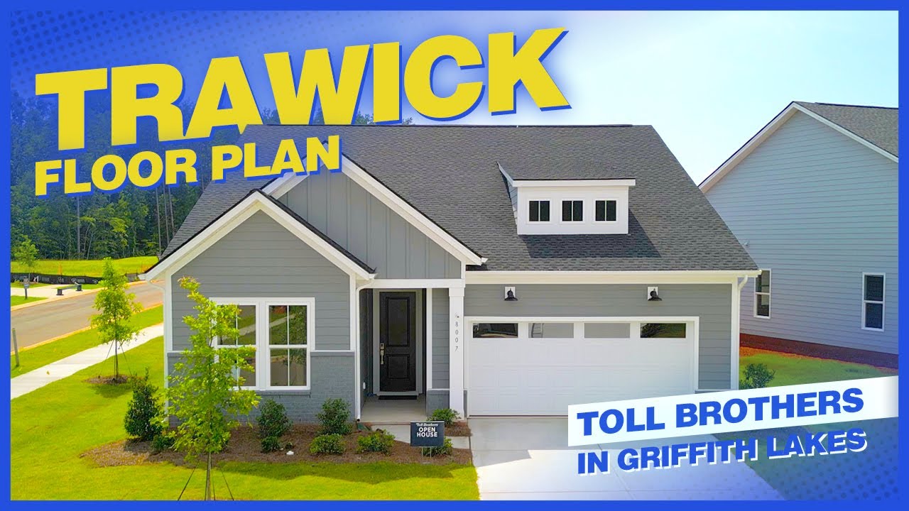 Trawick Floor Plan in Griffith Lakes | Charlotte New Construction - YouTube