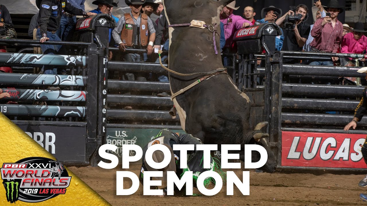 BUCKING AT WORLD FINALS: Spotted Demon | 2019 - YouTube