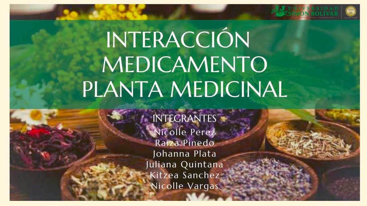 Interacciones Medicamentos - Plantas medicinales - YouTube