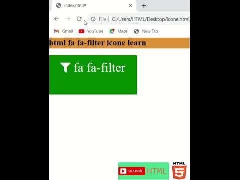 html tutorial for beginners Complete HTML Course in Hindi html icone fa fa filter learn #html# ...