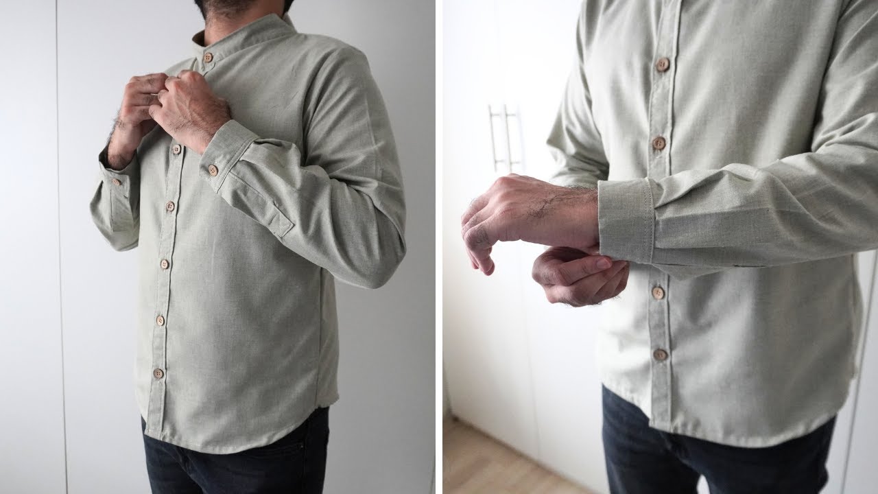 I Sewed This Stylish Formal Shirt For My Son (He Loved It) ☺️ - YouTube