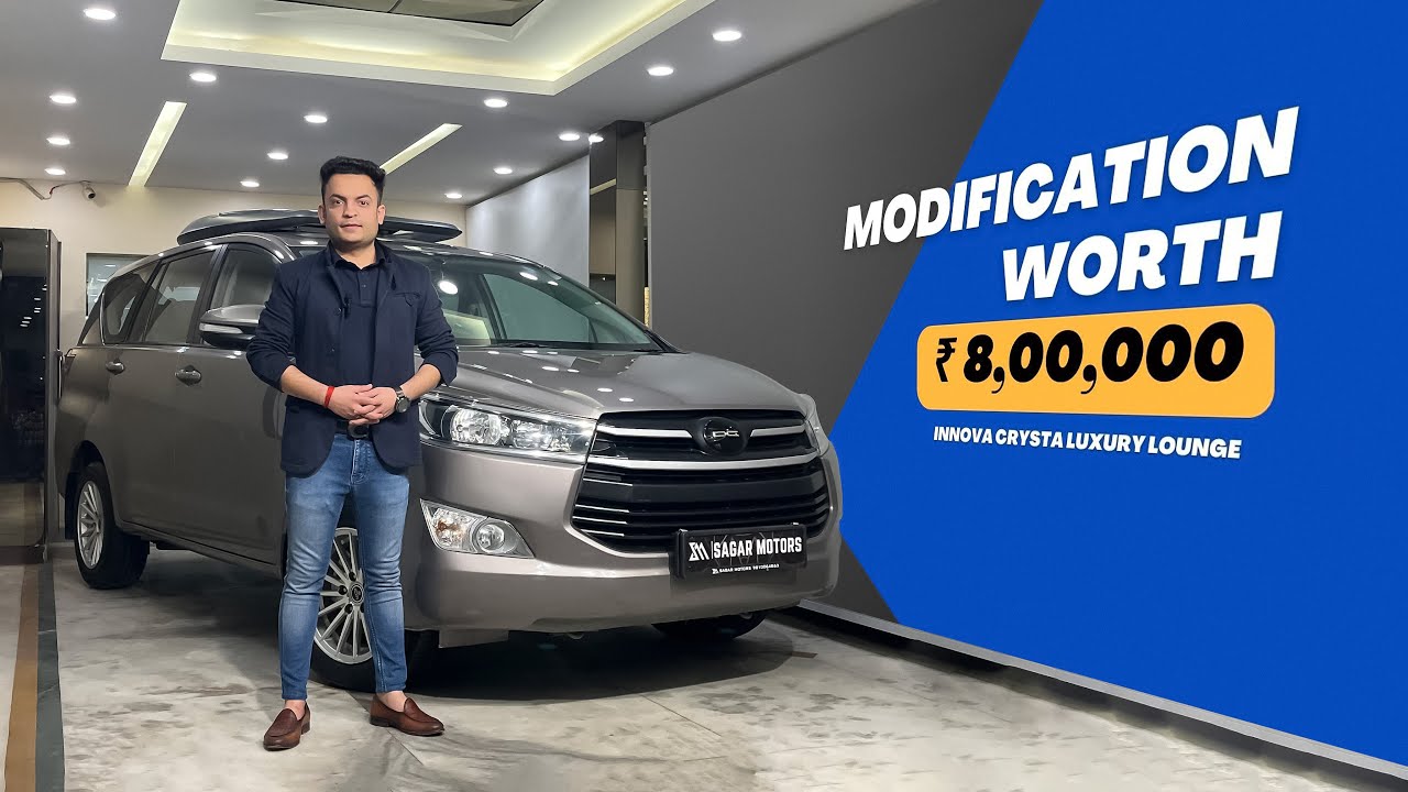 Modifications worth ₹ 8,00,000 😱😳Innova Crysta Luxury Lounge # ...
