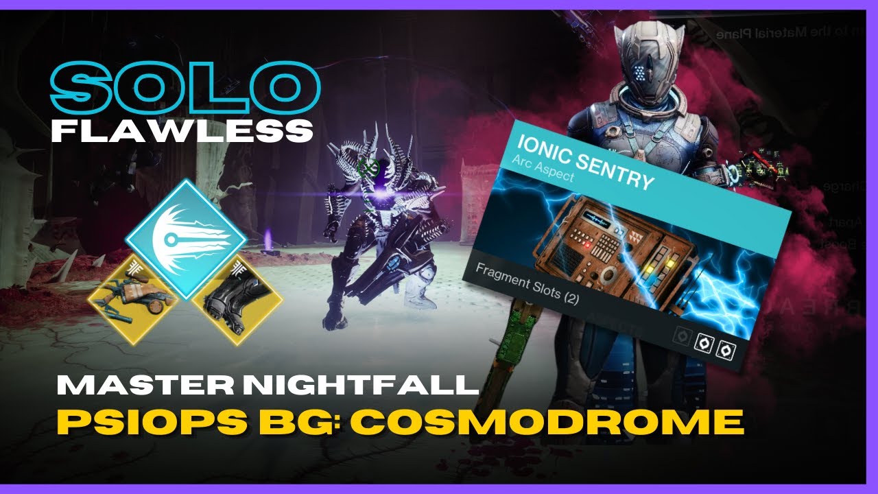 Ionic Sentry Geomag Warlock - Solo Flawless Master Nightfall "PsiOps BG ...
