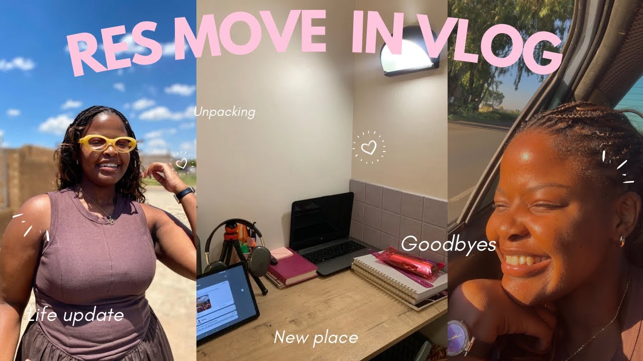 Uni diaries: Res Move in vlog-Uj student, life update, new address ...