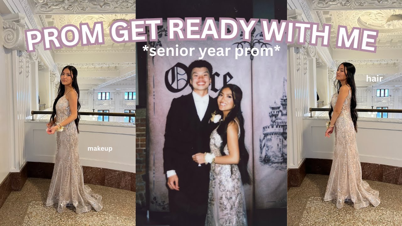 PROM GET READY WITH ME *senior year* | high school diaries - YouTube