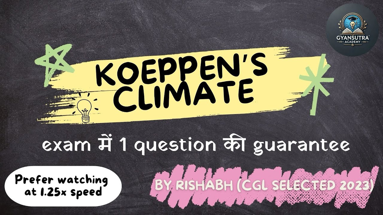 Koeppen’s climate classification|koppen’s climate geography|koppen’s ...