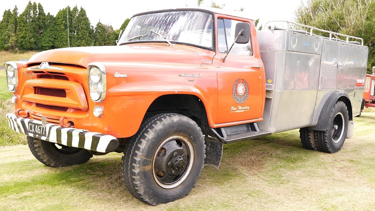 1960 International AA160 4WD Fire Truck in Pukerau - YouTube