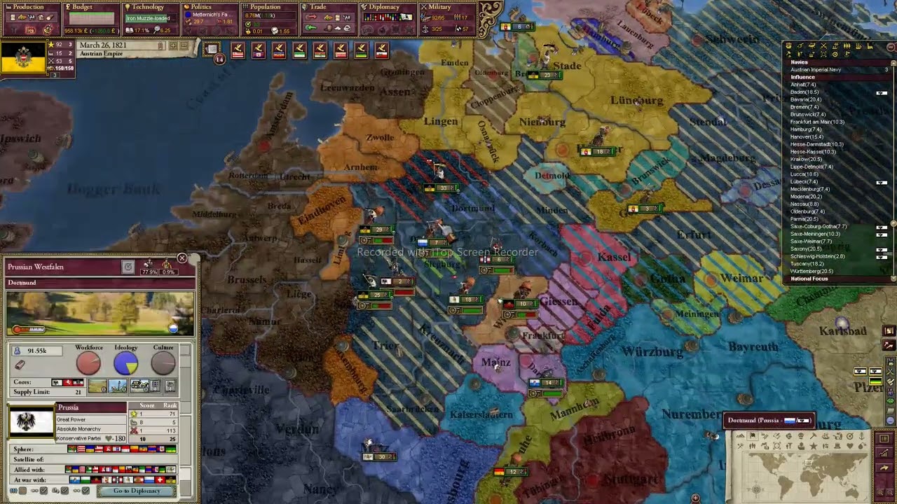 reviviendo al antiguo imperio germano/ victoria 2 - holy roman empire ...