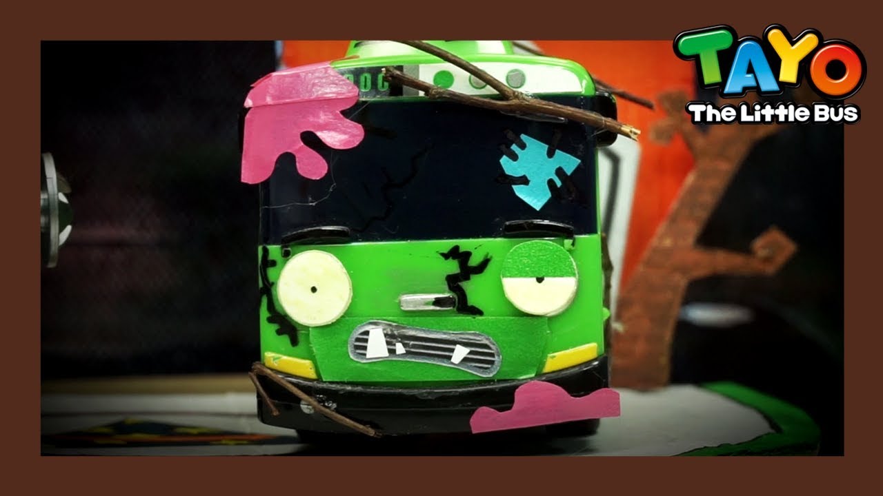 Zombie Tayo?! l Halloween Monsters (Part 2) l Tayo's Toy Adventure #18 ...