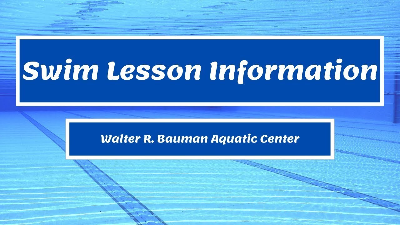 Swim Lessons: Level 6 - YouTube