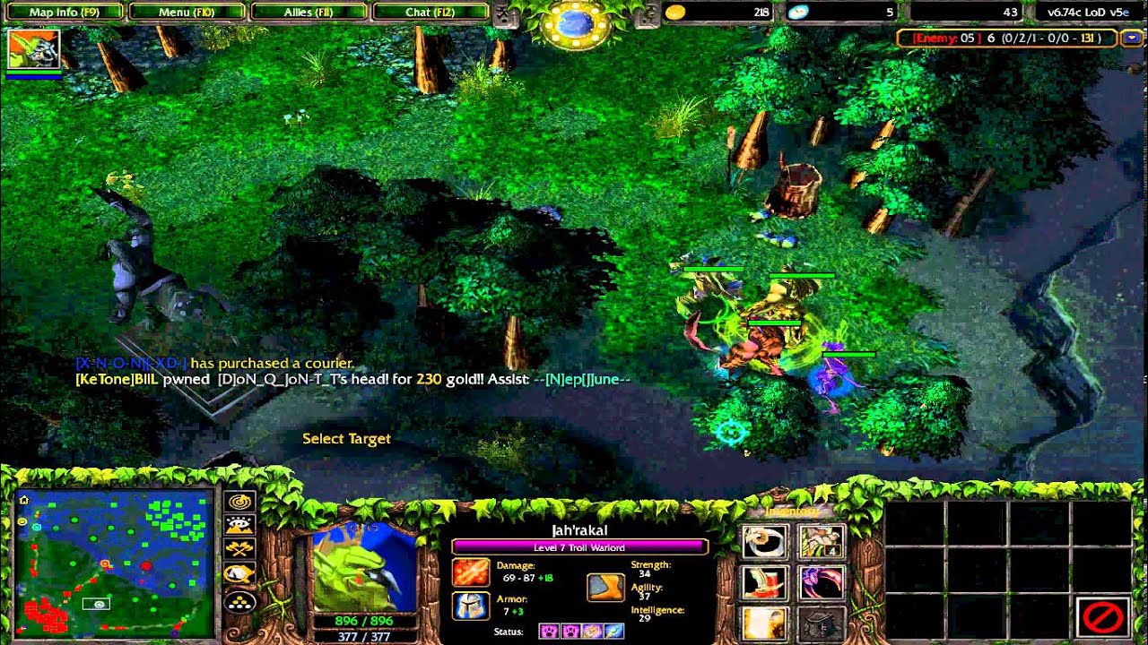 DotA LOD Mode [11] - YouTube