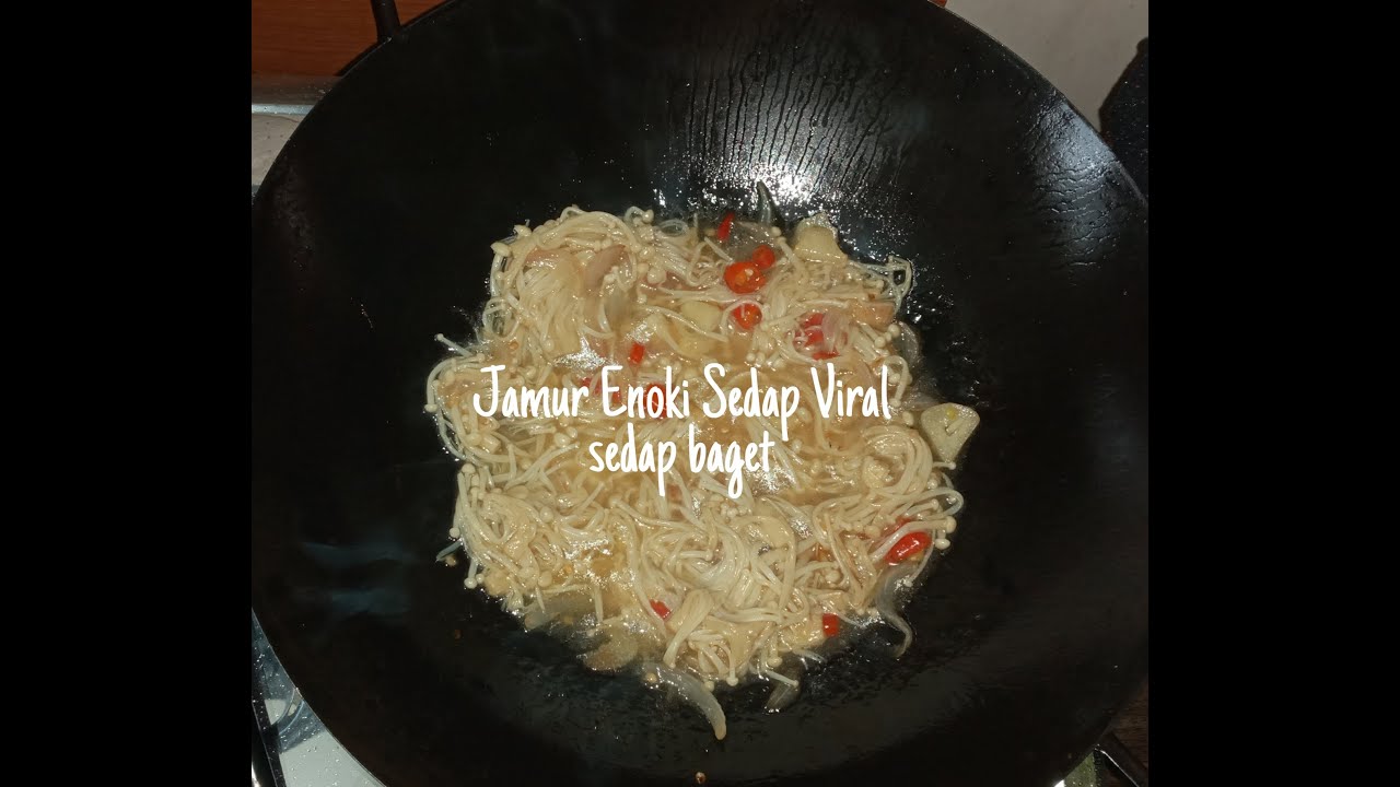 Resepi jamur Enoki sedap simple - YouTube