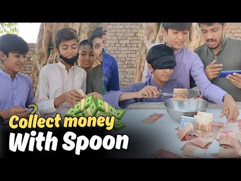 Collect Money challenge With Spoon 🥄| Crazyzapfun - YouTube
