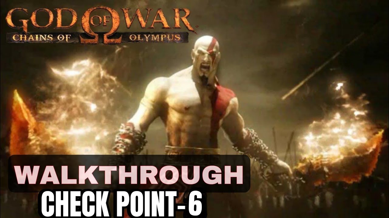 GOD OF WAR: CHAINS OF OLYMPUS "The City of Marathon- Cliffs of Marathon walkthrough Check point ...