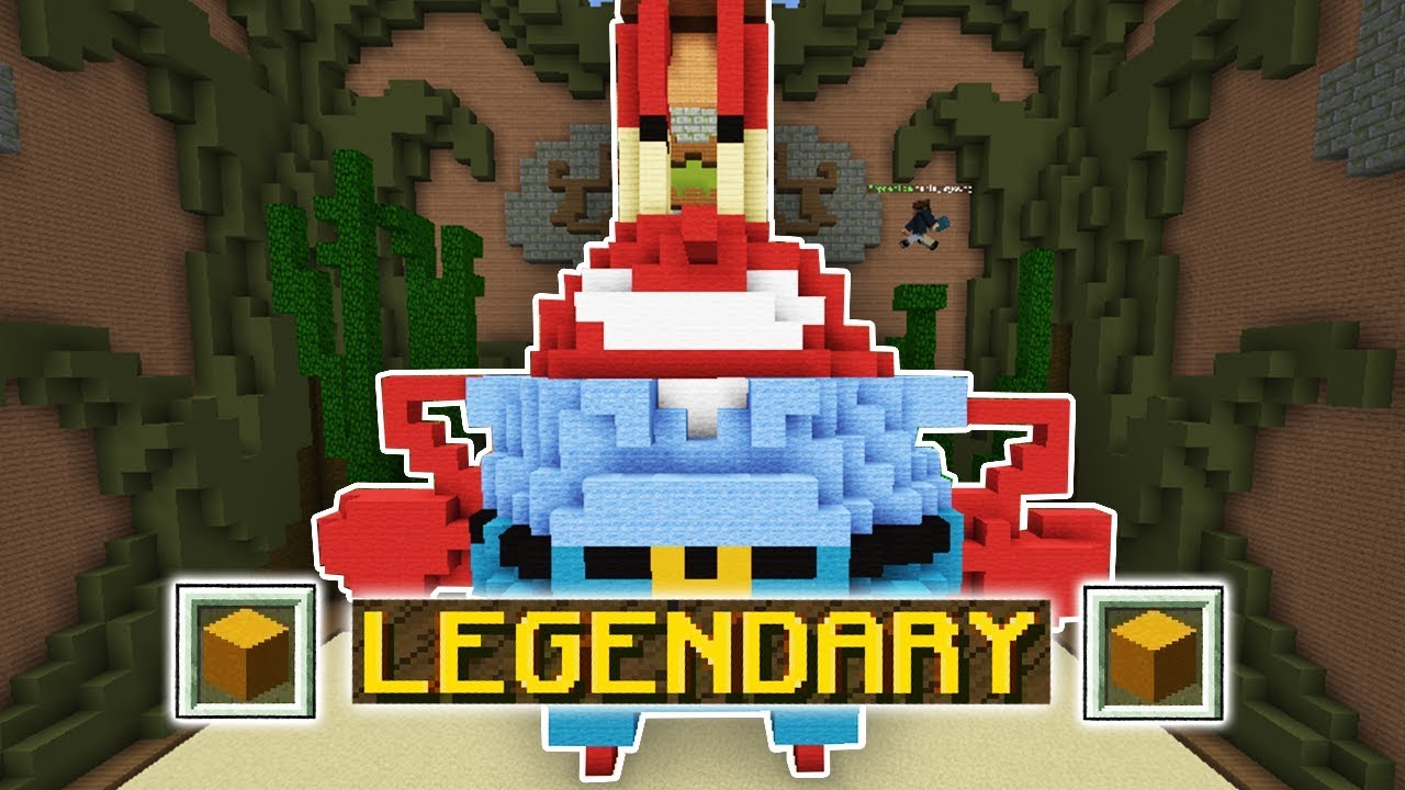 LEGENDARY MR. KRABS (Minecraft Build Battle) - YouTube