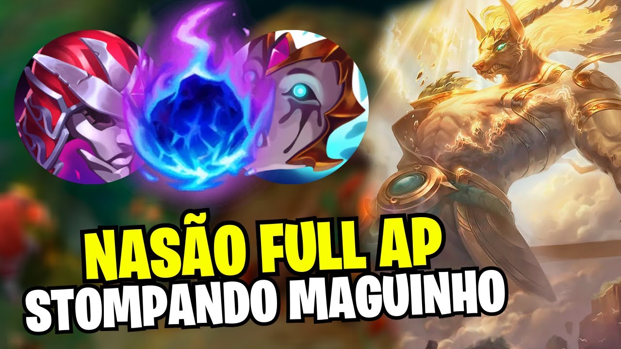 ESSA BUILD DO NASUS DERRETE OS INIMIGOS COM *UMA SKILL* - YouTube