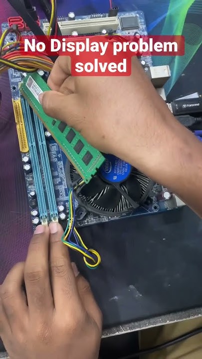 Computer No Display Problem Solved #nodisplay #desktop #pc - YouTube