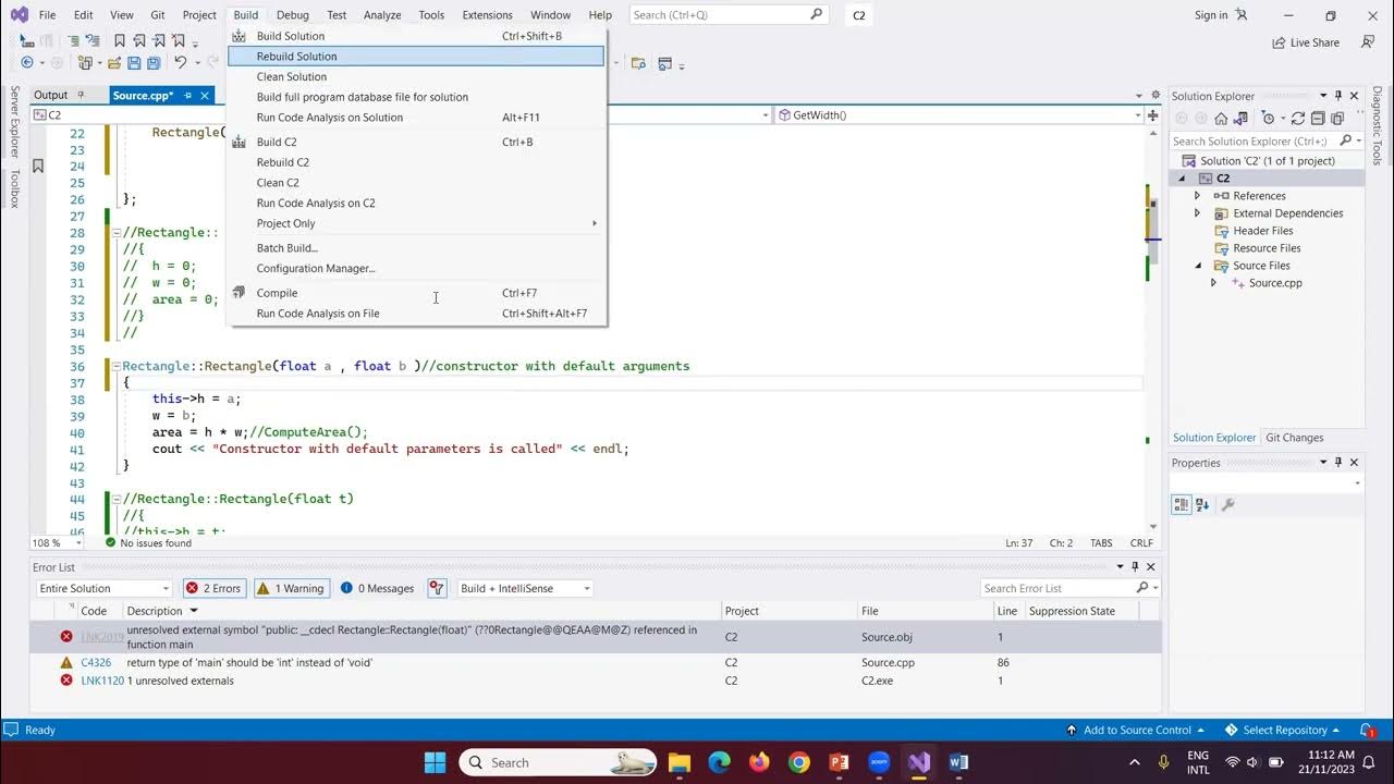 C2 Oop E Constructor Cont Dynamically Allocated Objects Destructor Youtube