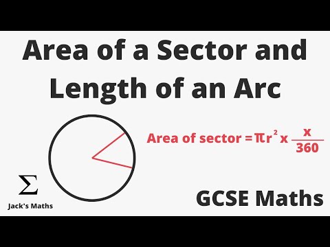 GCSE Maths | Finding Area of a Sector and Length of an Arc - YouTube