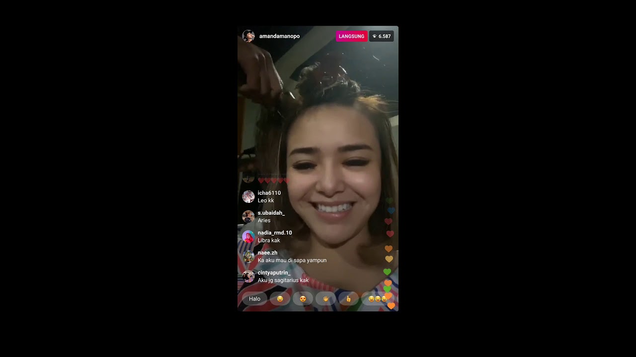 LIVE ON INSTAGRAM AMANDA MANOPO - YouTube