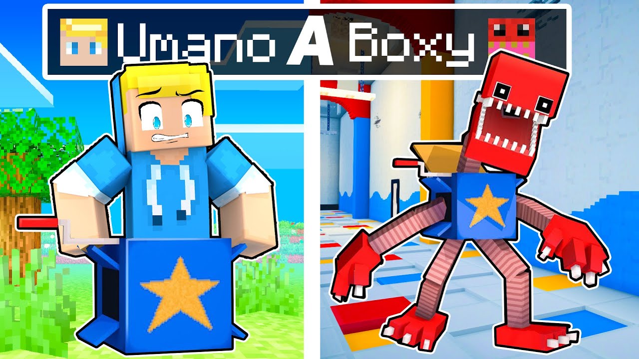 La STORIA Da UMANO A BOXY BOO! - Minecraft ITA - YouTube