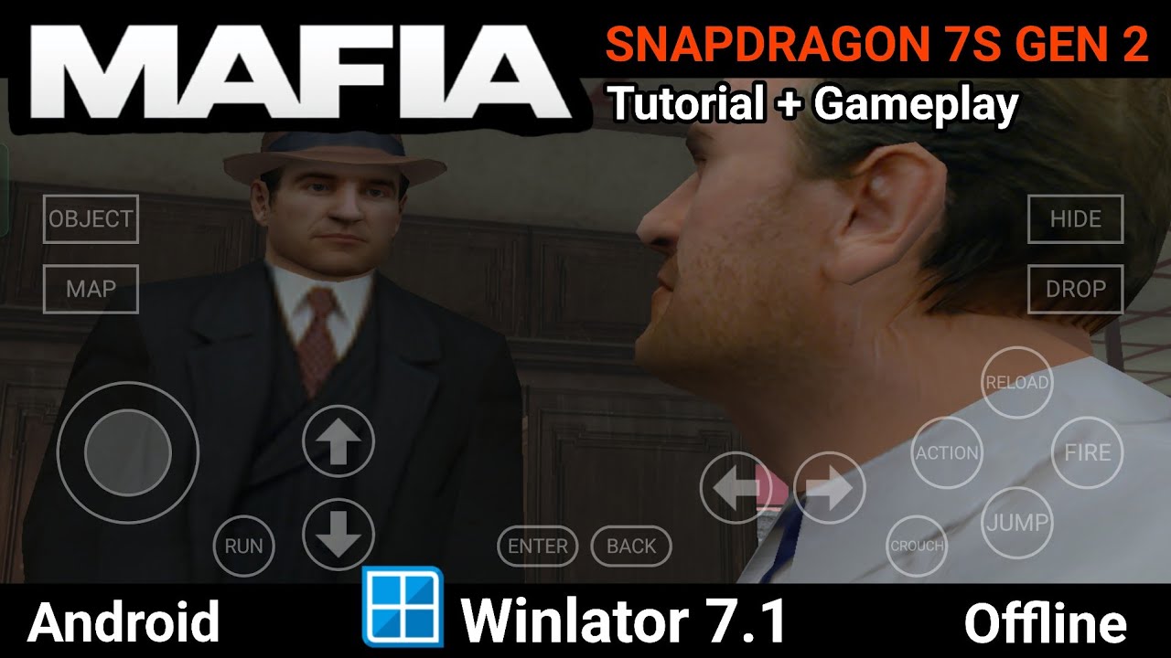 Mafia Gameplay Test | Winlator 7.1 (Windows Emulator) Android ...