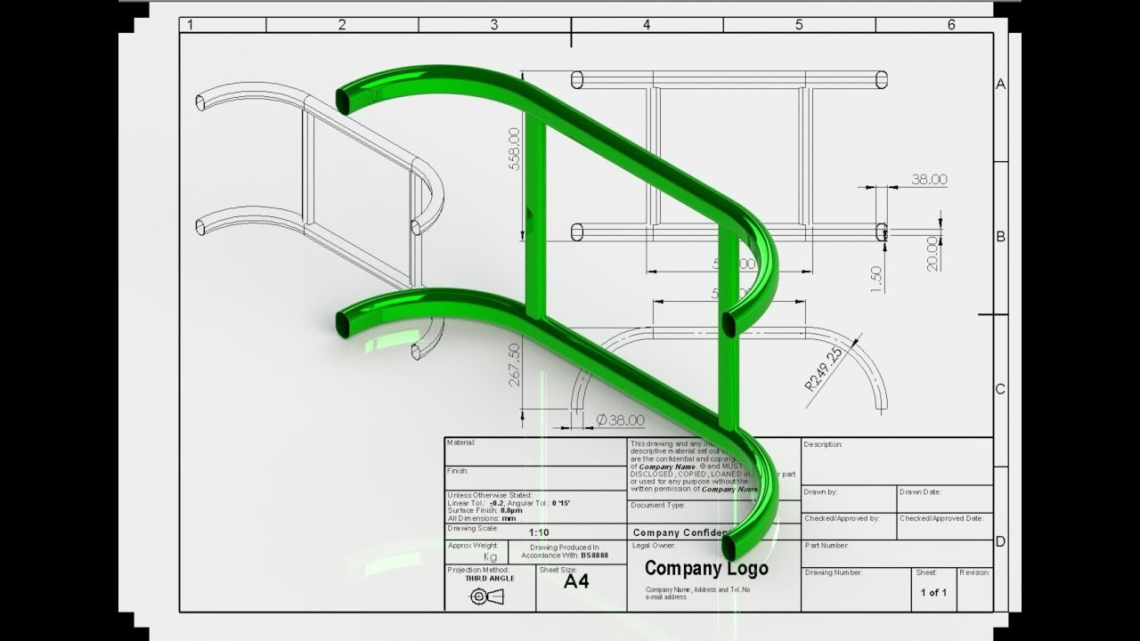 การสร้าง Weldment profile ใช้เอง | Weldment profile - YouTube