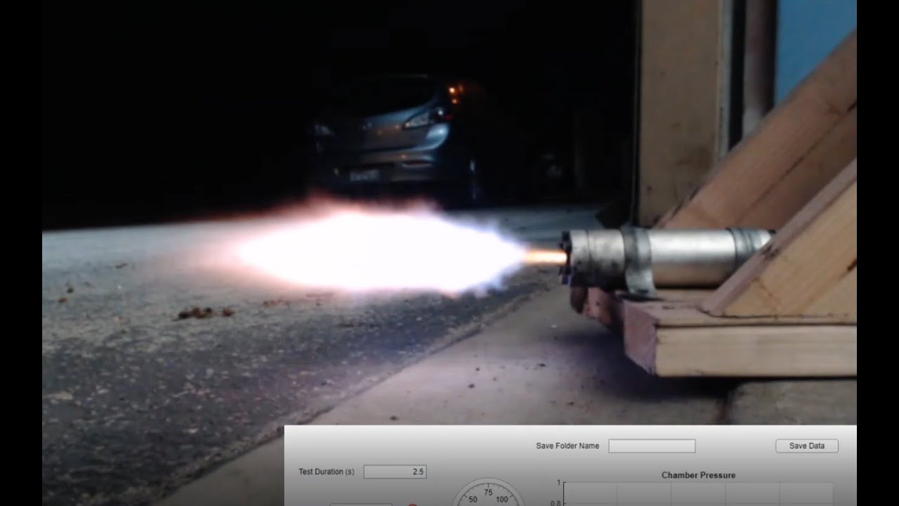 $500 Bi-Propellant Rocket Engine - Successful Hot Fire - YouTube