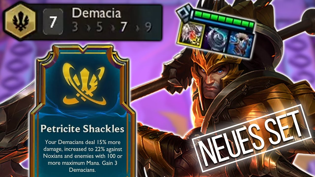 Demacia 7 mit Petricite Shackles! | TFT PBE Banger 5 - YouTube