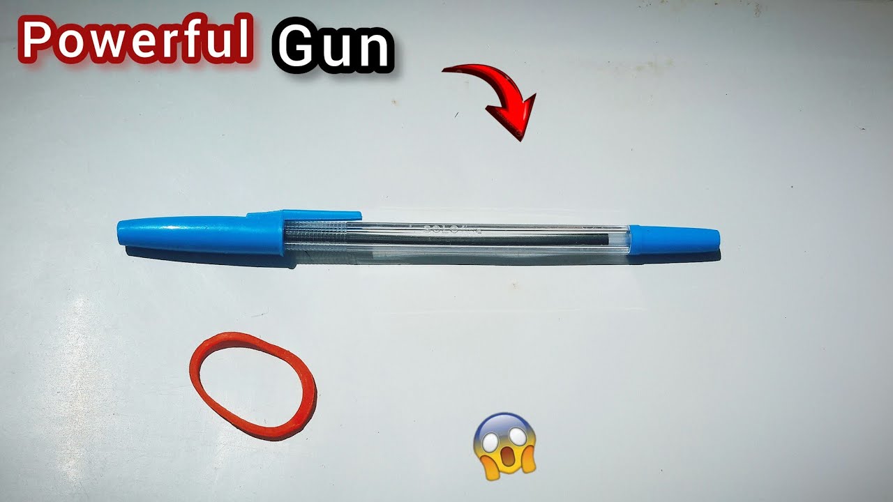 how to make a gun with ballpoint | how to make a gun at home easy ...
