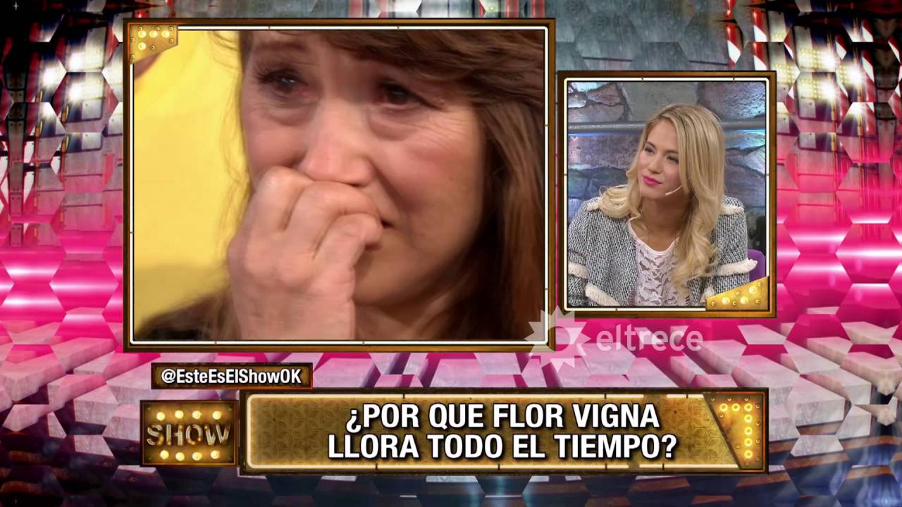 Flor Vigna sigue llorando - YouTube